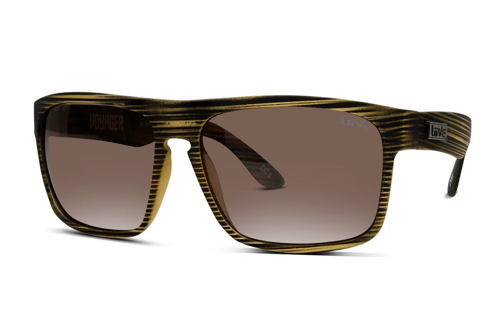 Voyager - Polarised Brown Stripe – Liive Vision